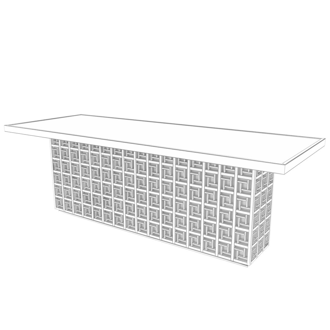 3D Onyx Table Model - TurboSquid 2225967