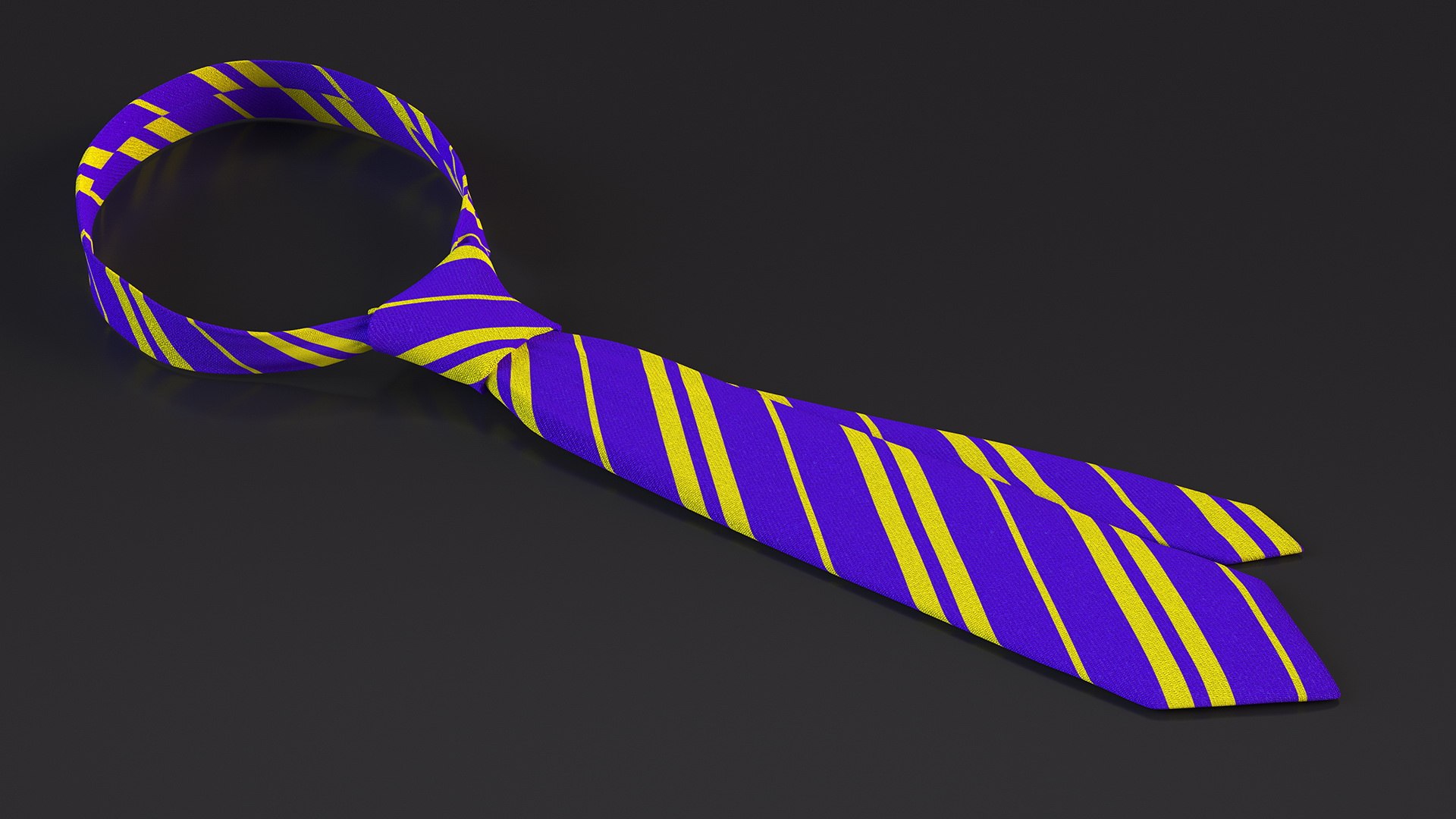 Striped Necktie Accessory 3D Model - TurboSquid 2199760