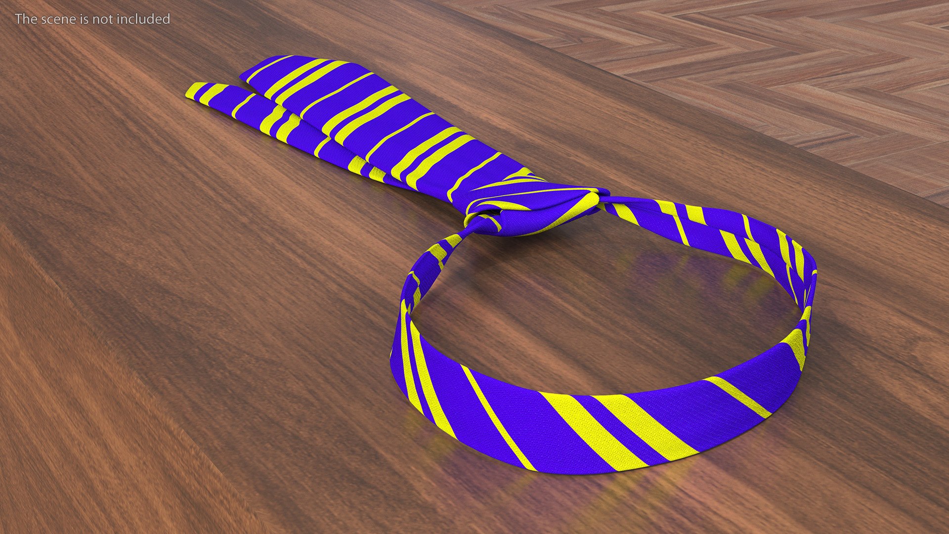 Striped Necktie Accessory 3D Model - TurboSquid 2199760