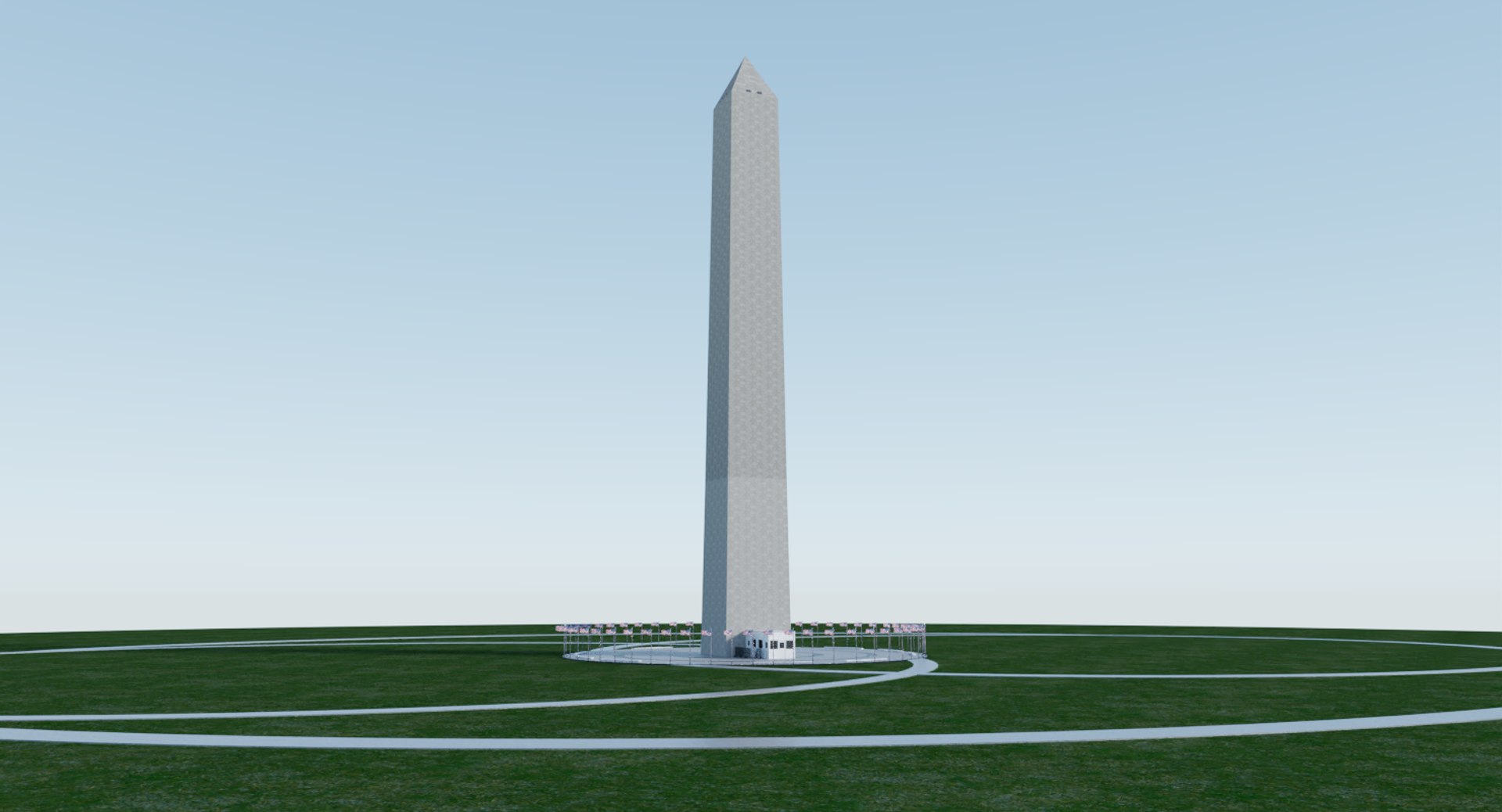 Washington Monument 3D Model - TurboSquid 1409244