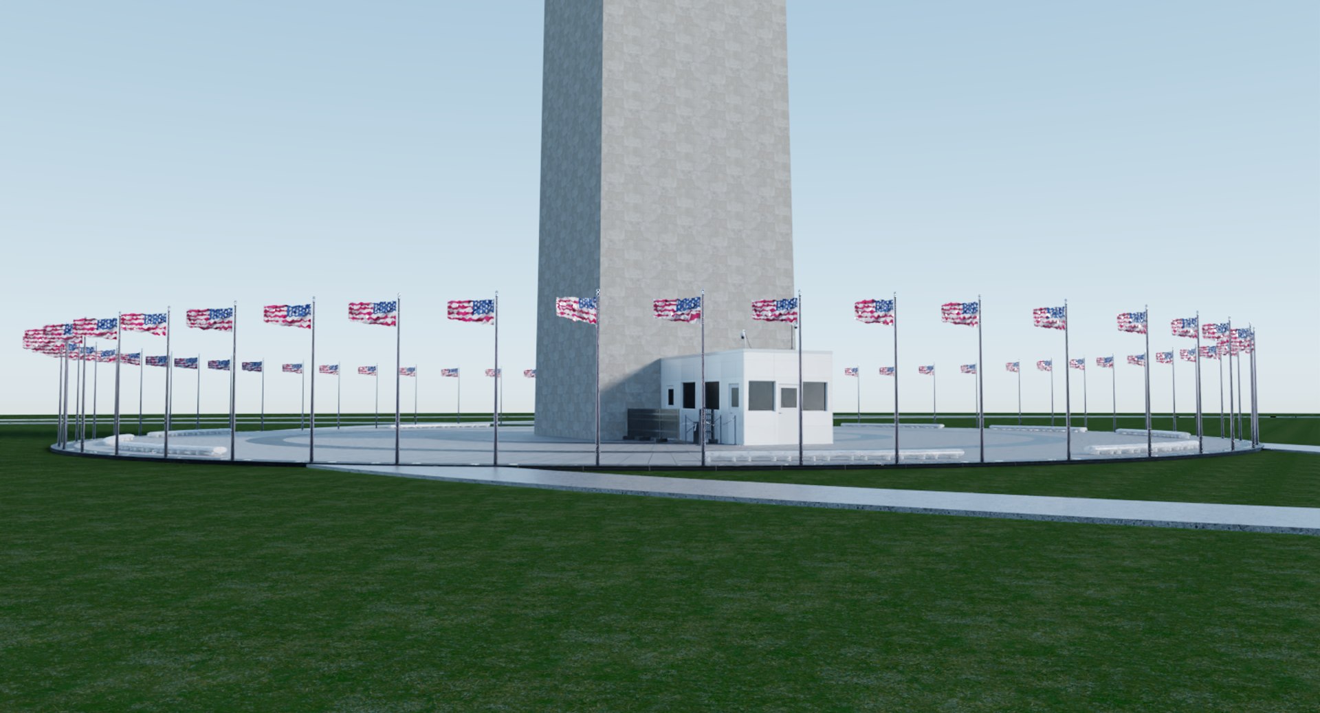 Washington Monument 3D Model - TurboSquid 1409244