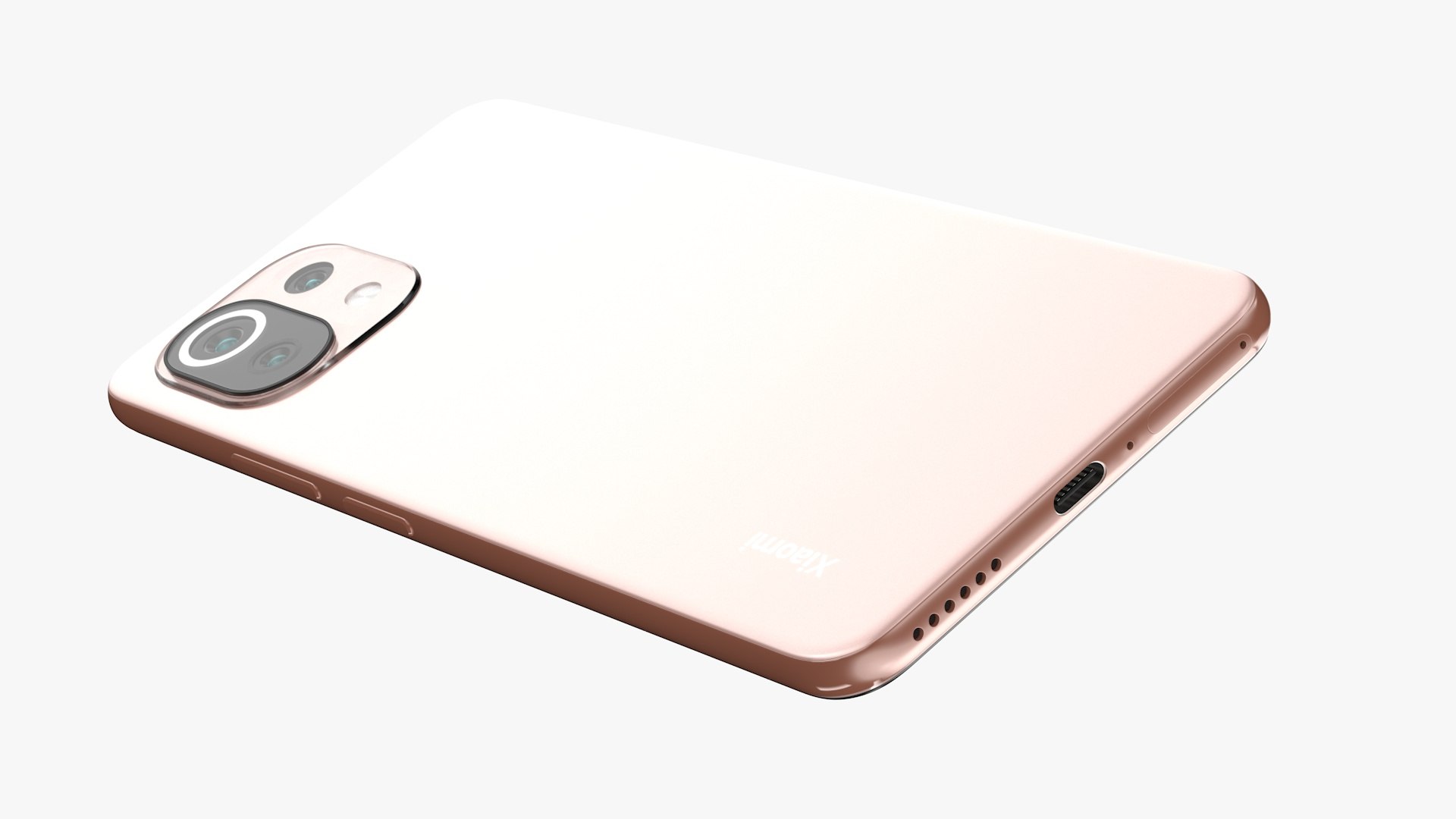 Xiaomi Mi 11 Lite Pink 3D model - TurboSquid 1713388