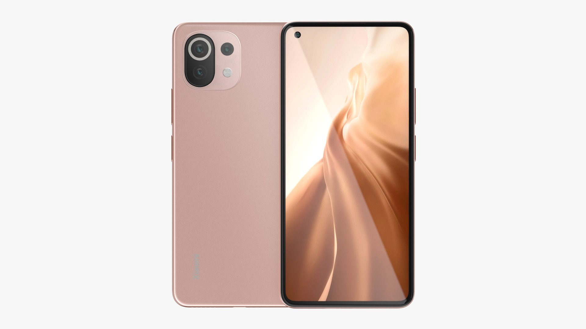 Xiaomi Mi 11 Lite Pink 3D model - TurboSquid 1713388