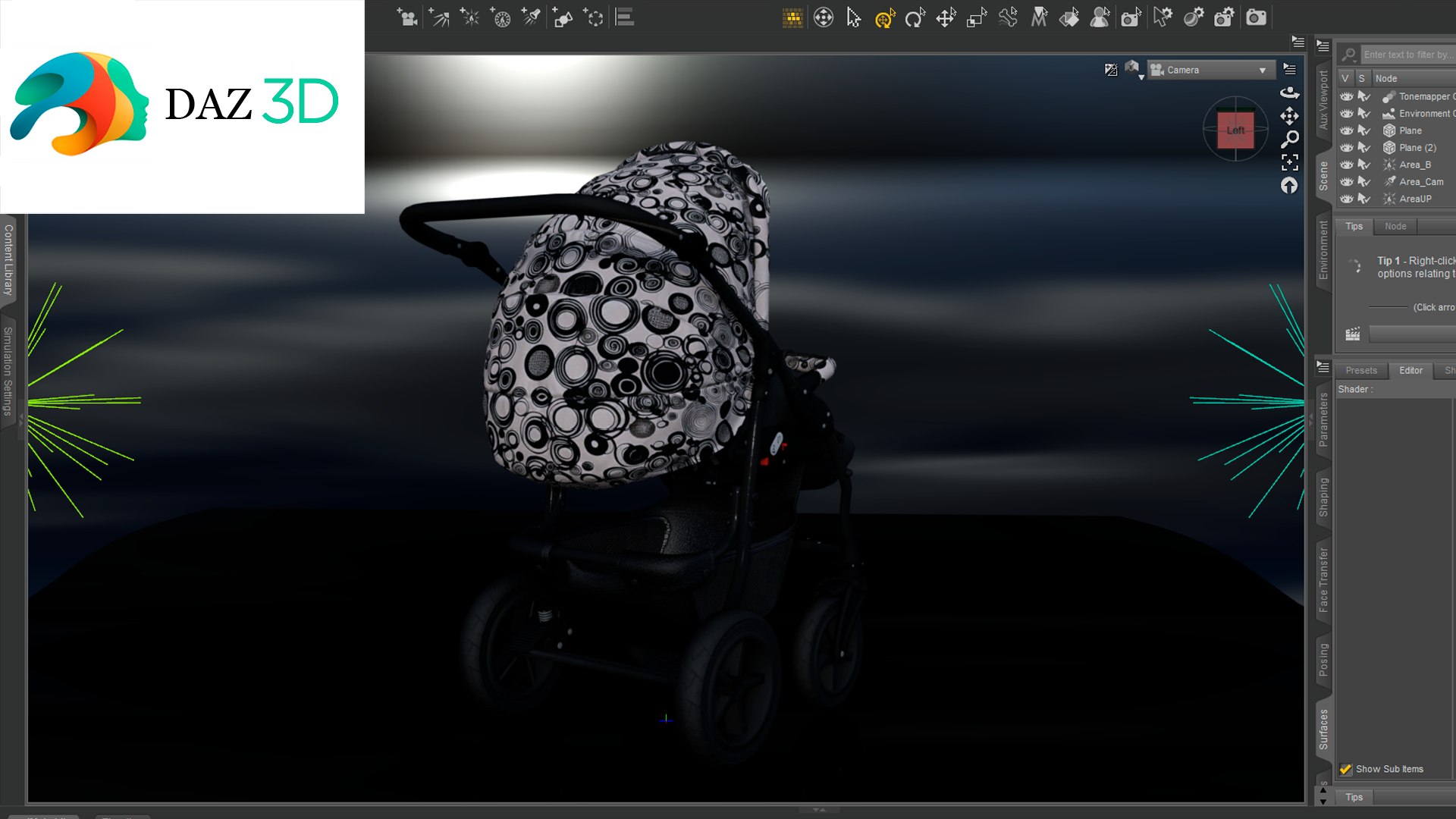 3D Model Baby Stroller Pram - TurboSquid 2060681