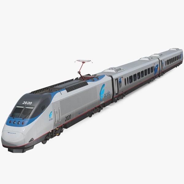 Amtrak acela express train 3D model - TurboSquid 1444168