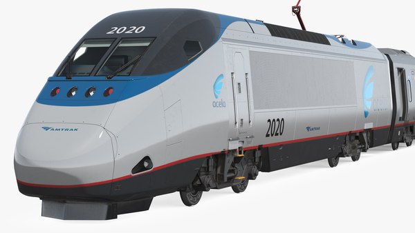Amtrak acela express train 3D model - TurboSquid 1444168