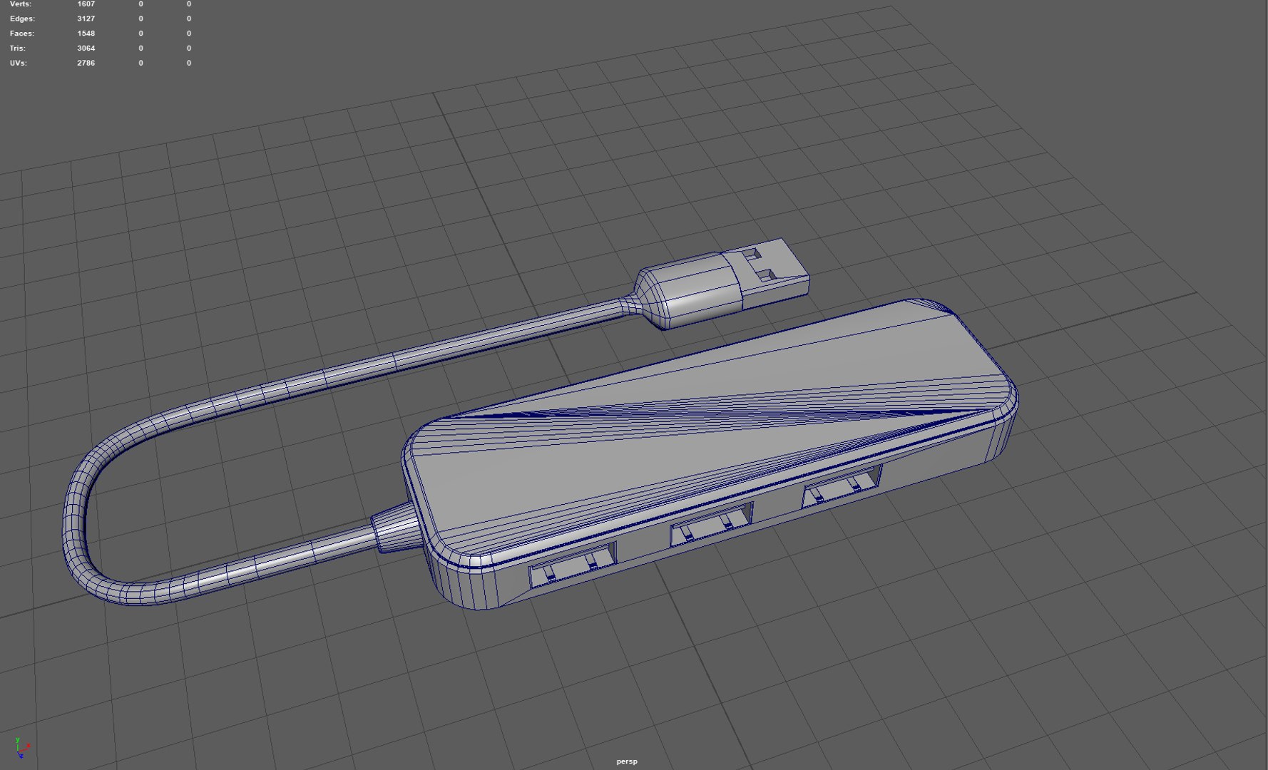 Hub Usb 3D Model - TurboSquid 2106310