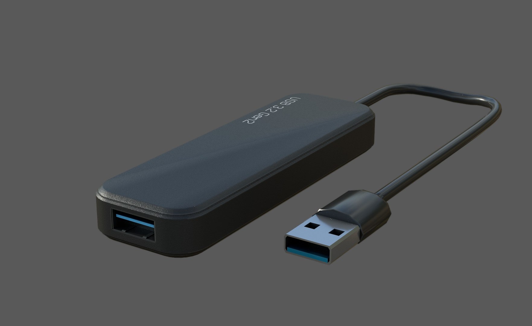Hub Usb 3D Model - TurboSquid 2106310