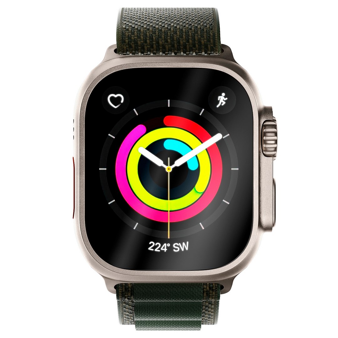 3D Apple Watch Ultra Green Alpine Loop - TurboSquid 2054765