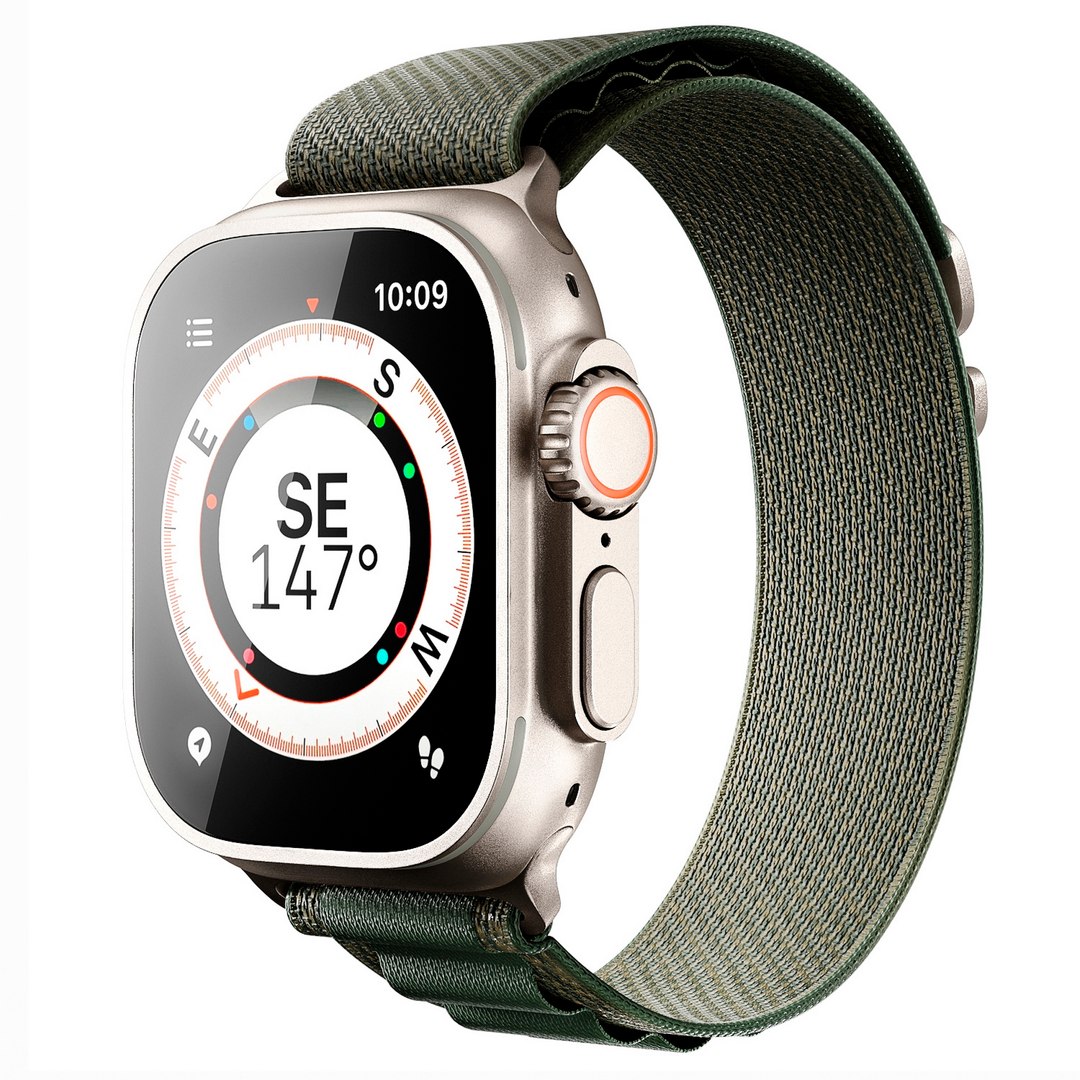 3D Apple Watch Ultra Green Alpine Loop - TurboSquid 2054765