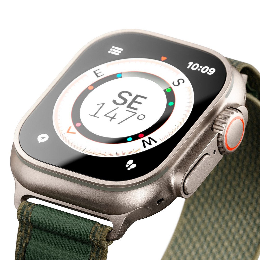 3D Apple Watch Ultra Green Alpine Loop - TurboSquid 2054765