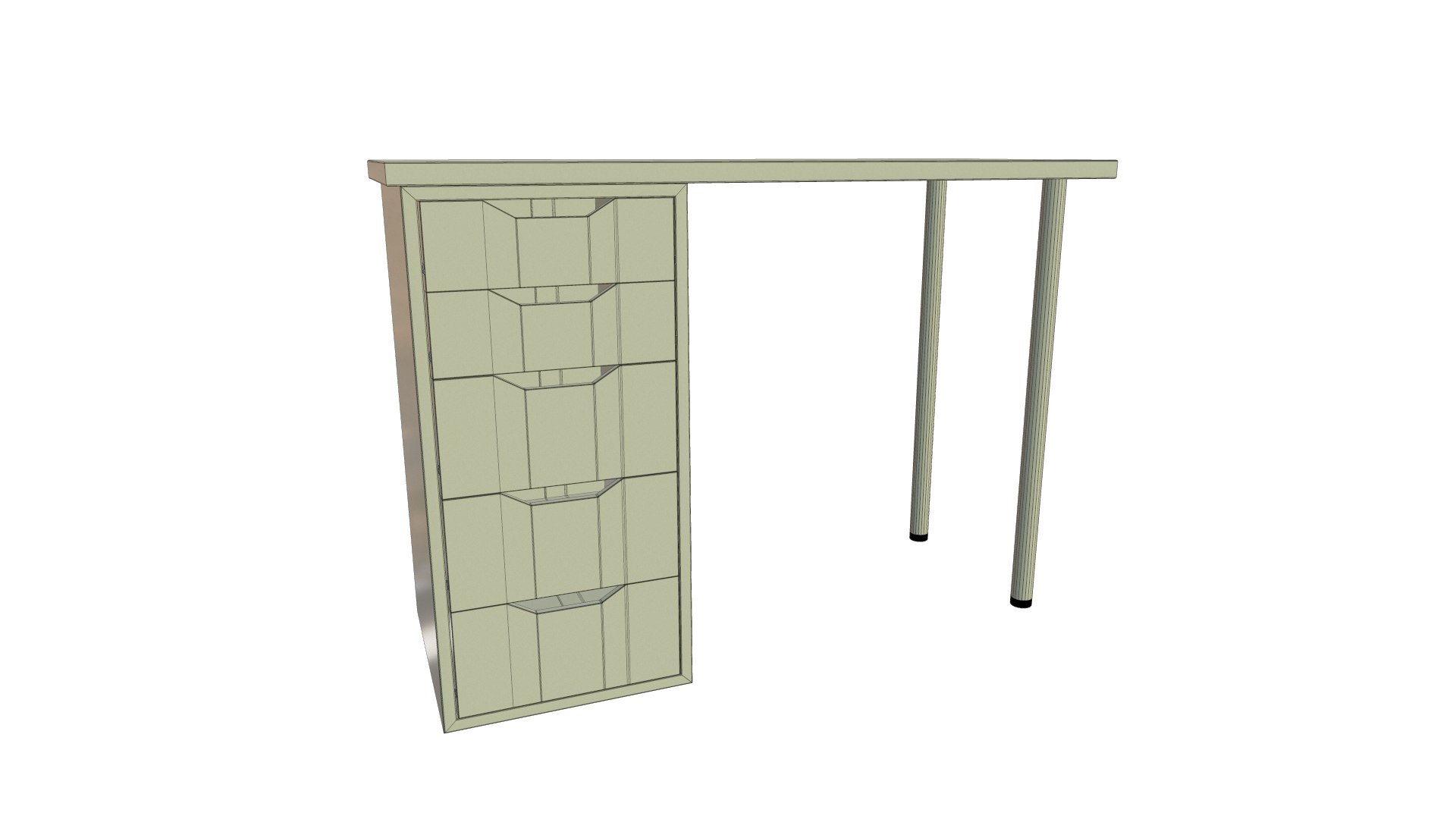 3D Computer Table Model - TurboSquid 1917519