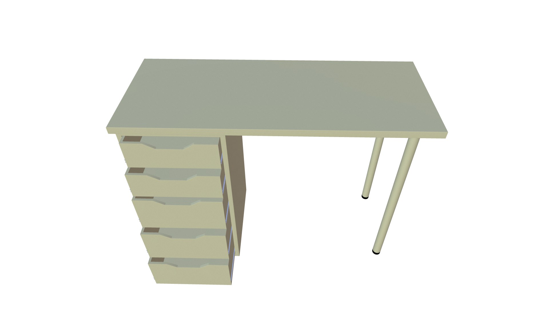 3D Computer Table Model - TurboSquid 1917519