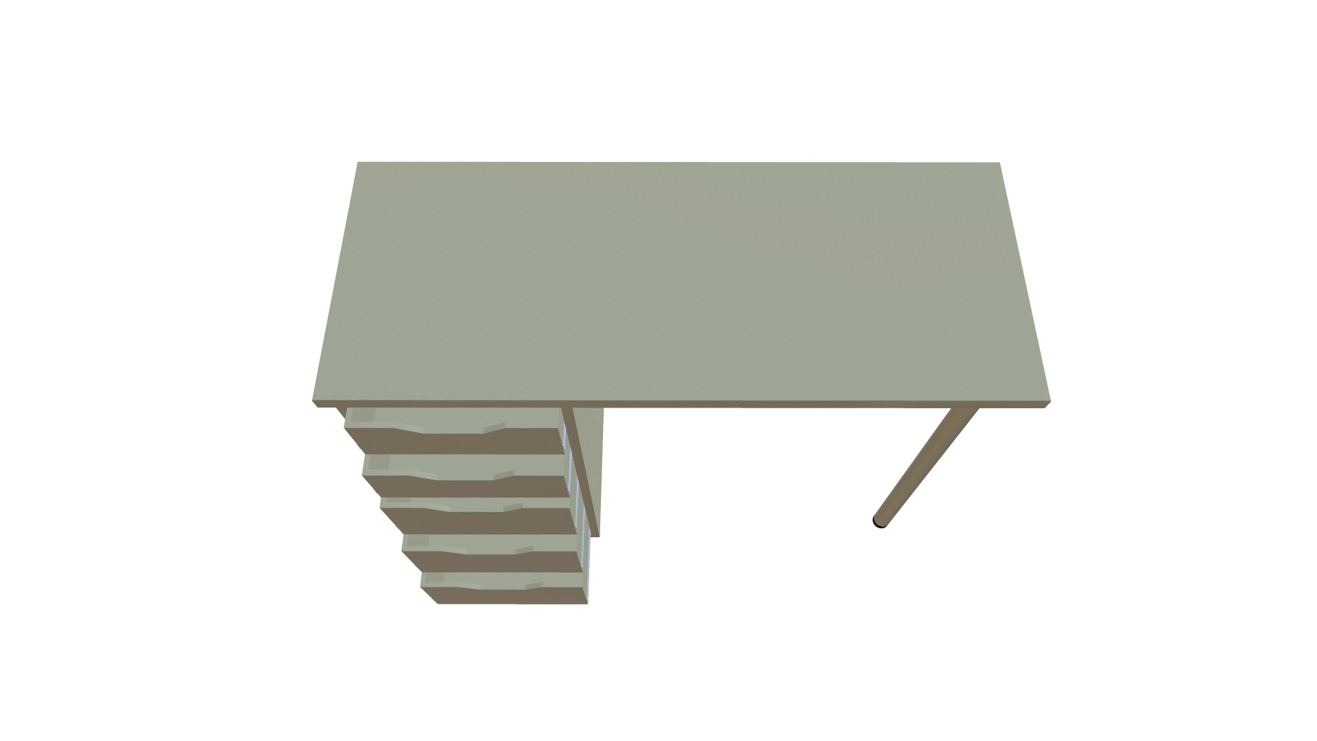 3D Computer Table Model - TurboSquid 1917519