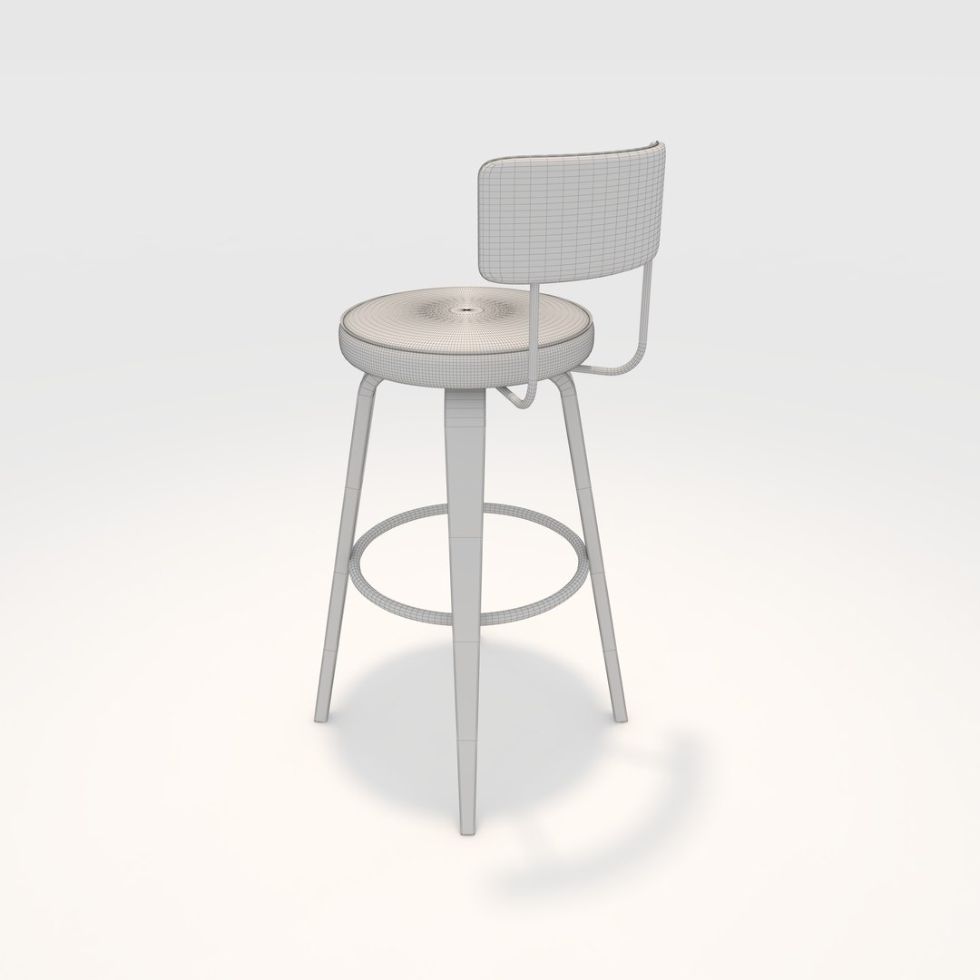 3D Bar Stool 50 - TurboSquid 2327718