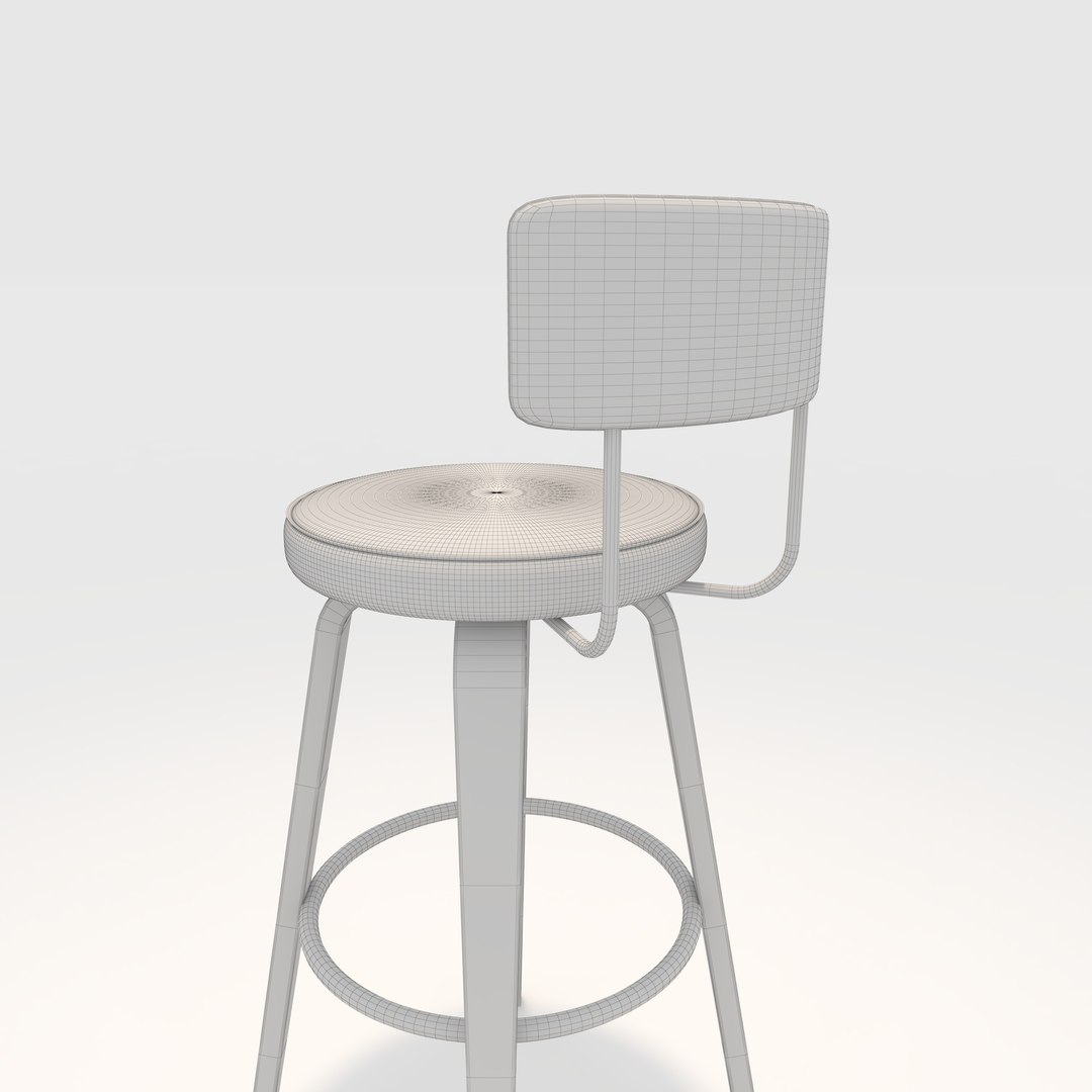 3D Bar Stool 50 - TurboSquid 2327718