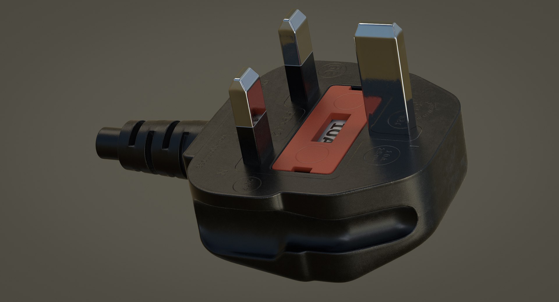 Fused Power Plug Model - TurboSquid 1152632