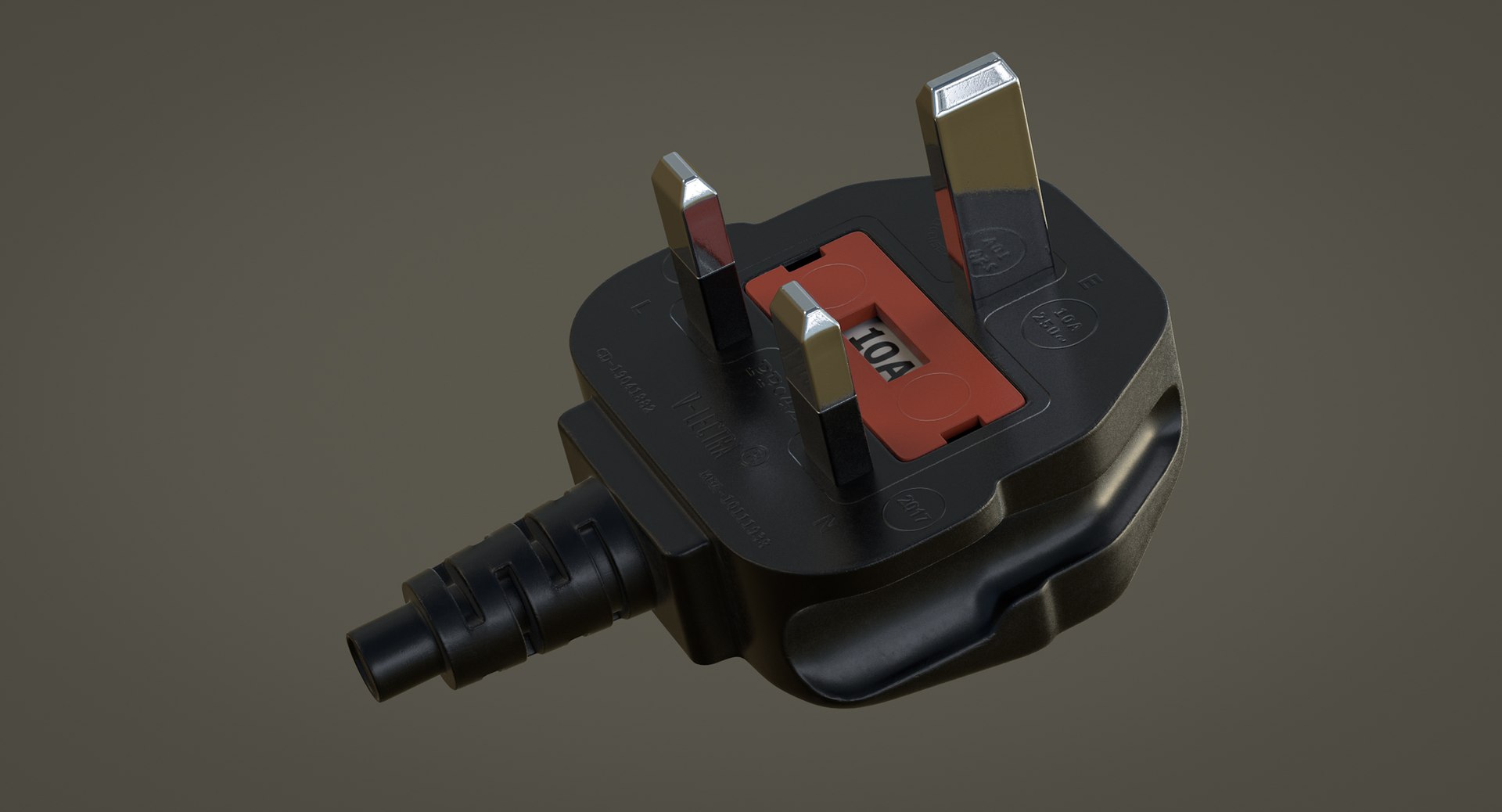 Fused Power Plug Model - TurboSquid 1152632