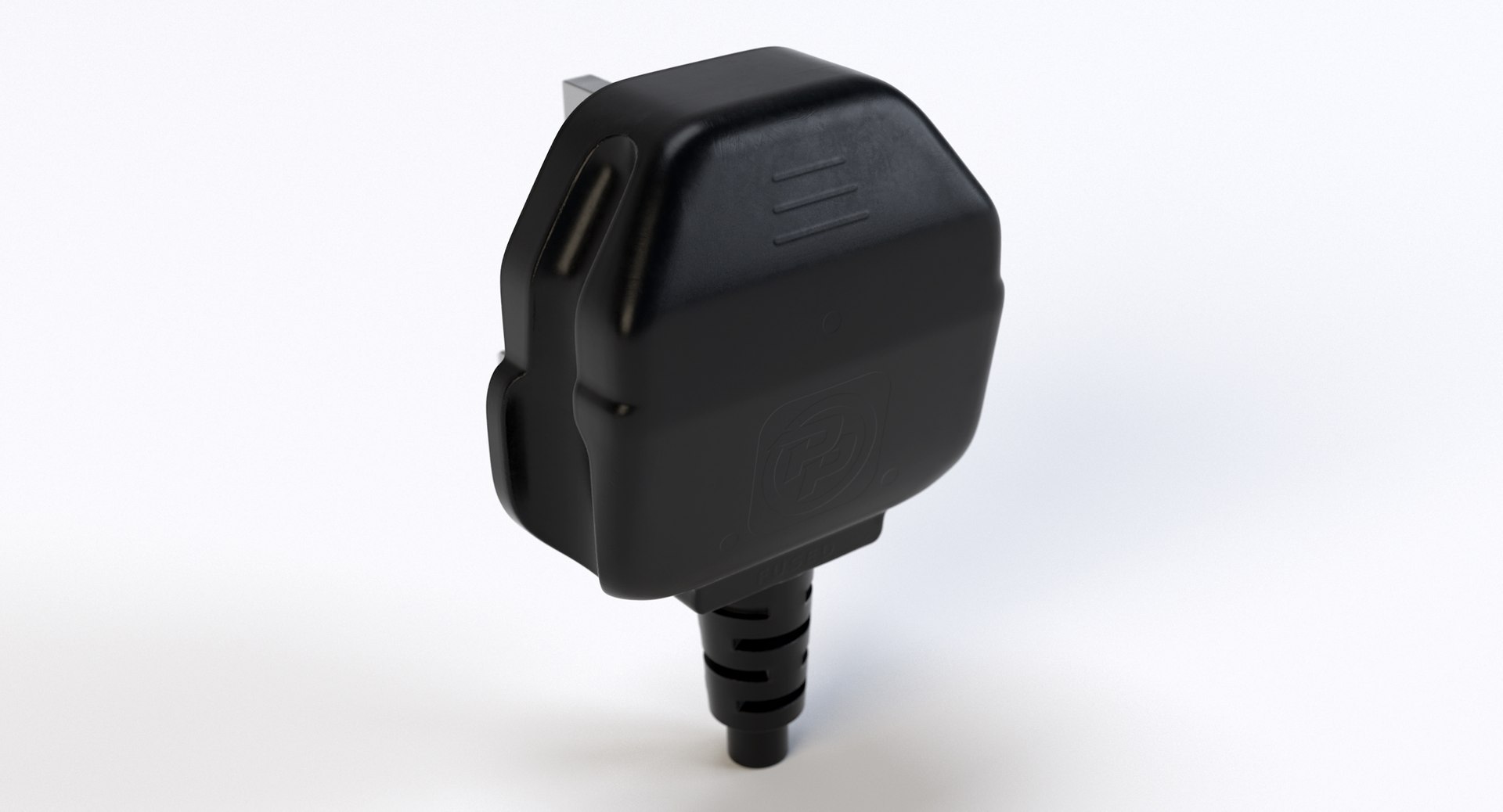 Fused power plug model - TurboSquid 1152632