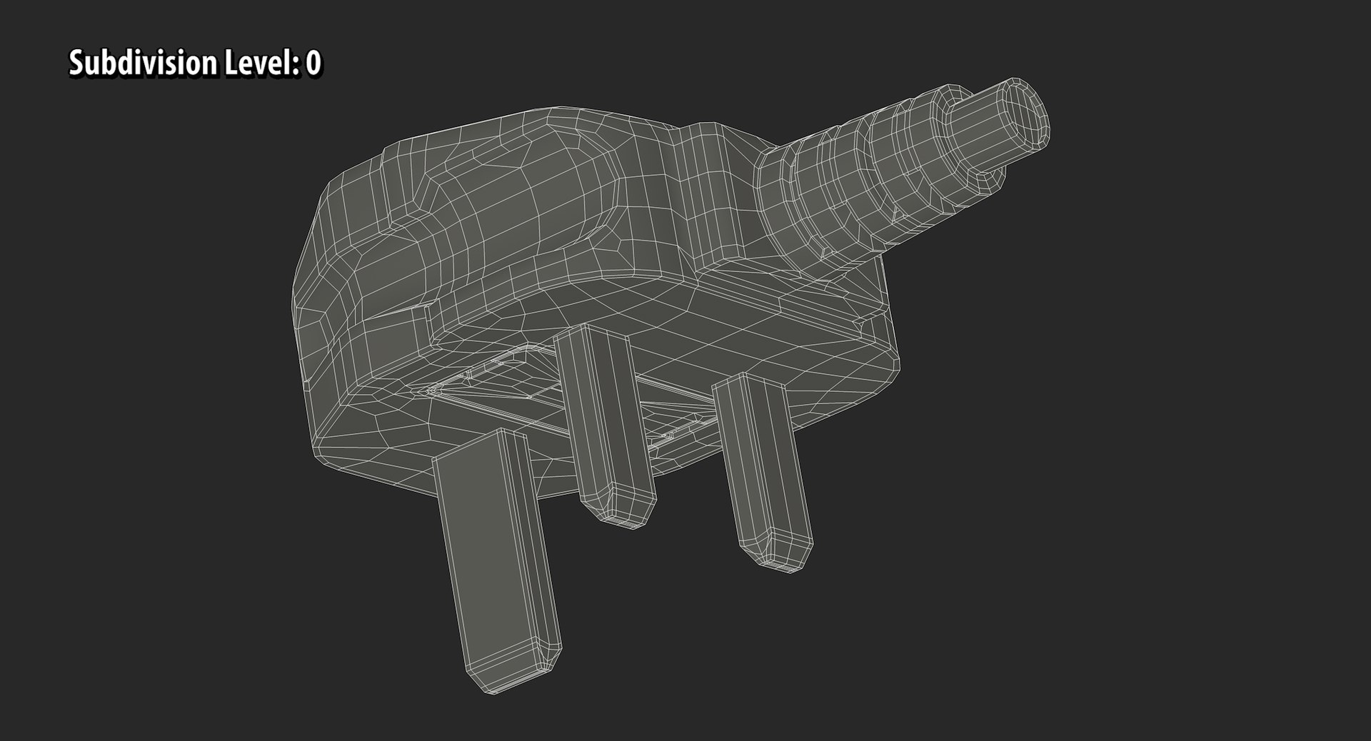 Fused power plug model - TurboSquid 1152632