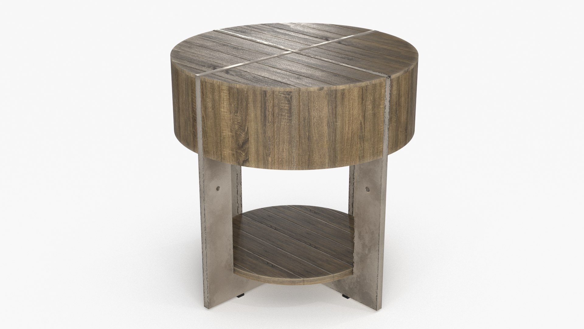 3D Side Table Natural Model - TurboSquid 2223990