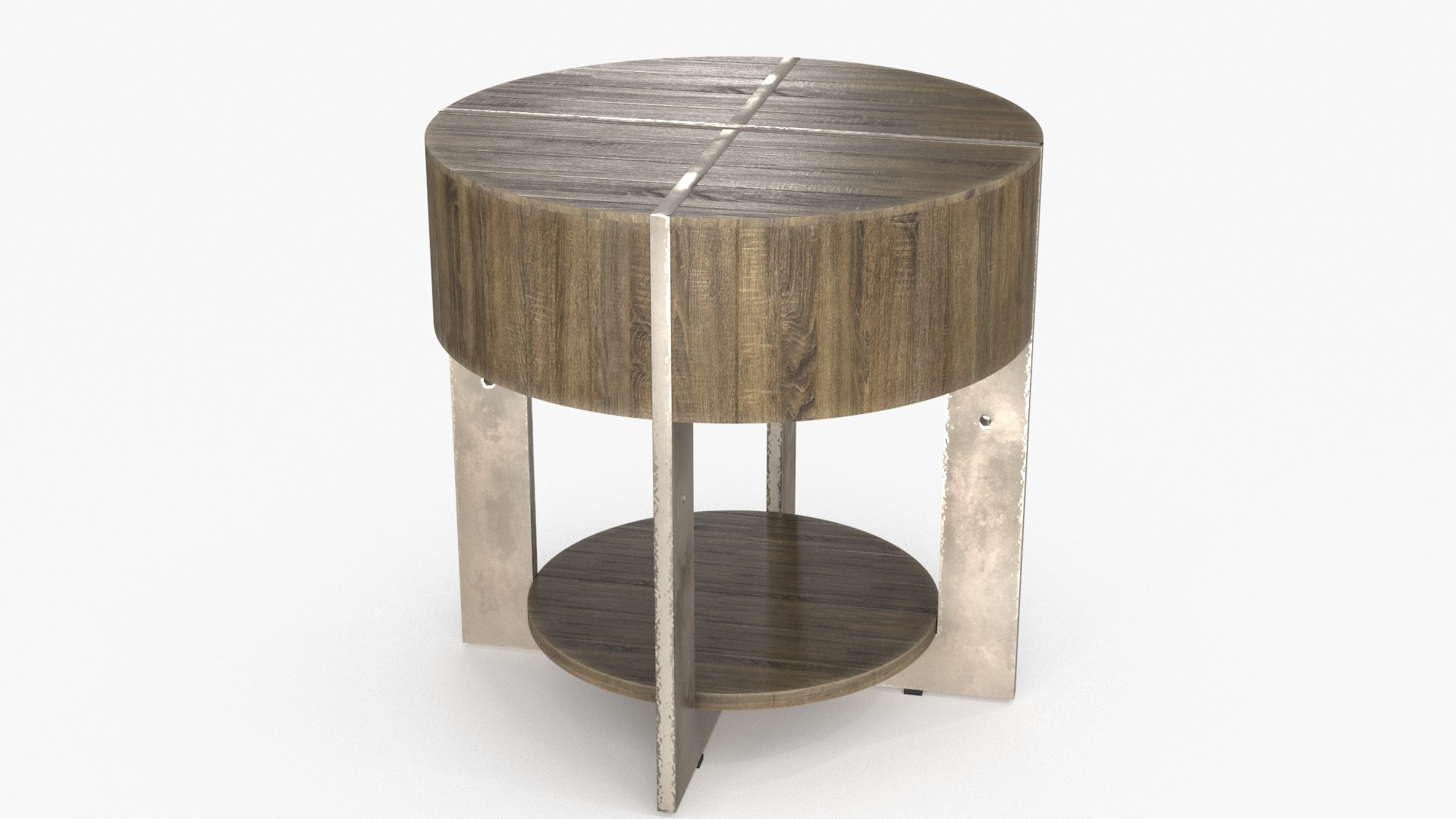 3D Side Table Natural Model - TurboSquid 2223990