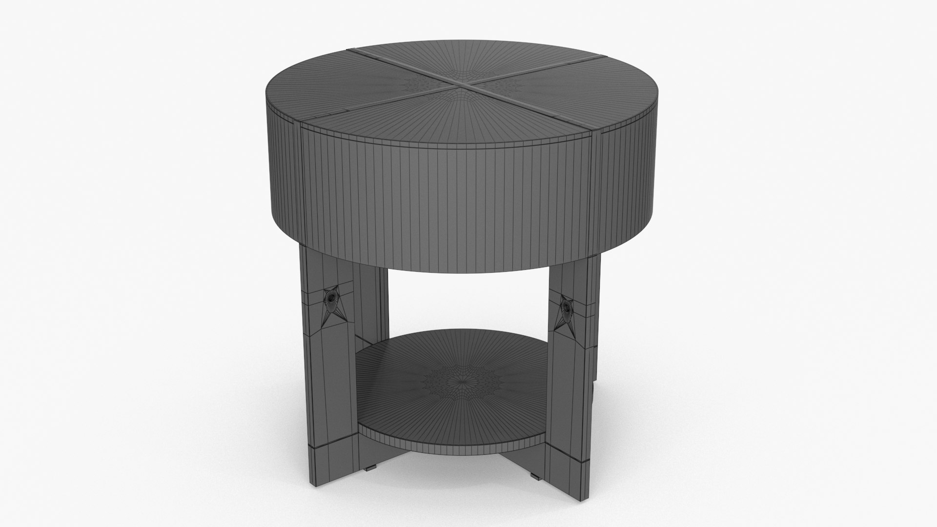 3D Side Table Natural Model - TurboSquid 2223990