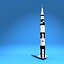 Apollo 13 Rocket 3d Model