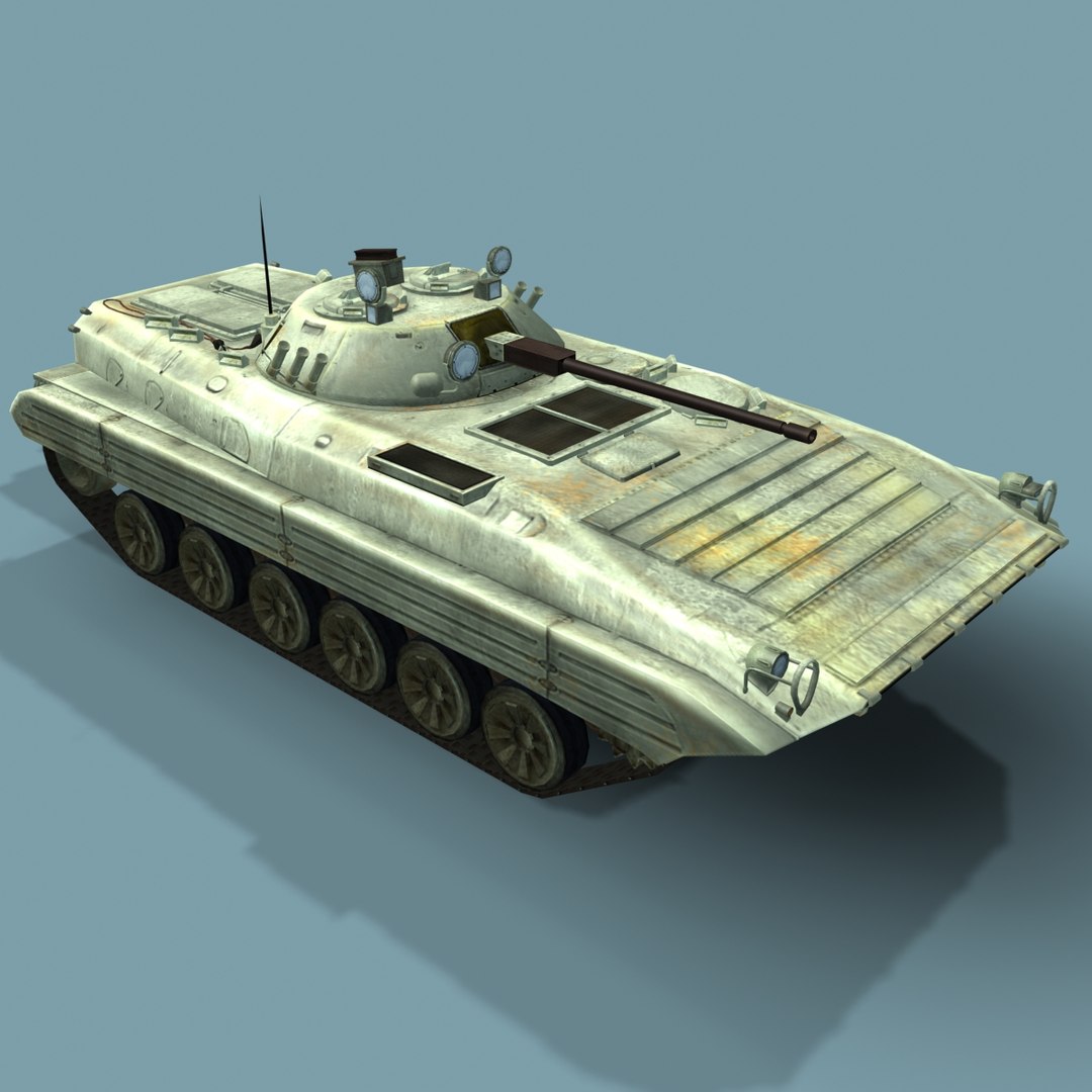 Max Low-poly Bmp-2m Russian Infantry