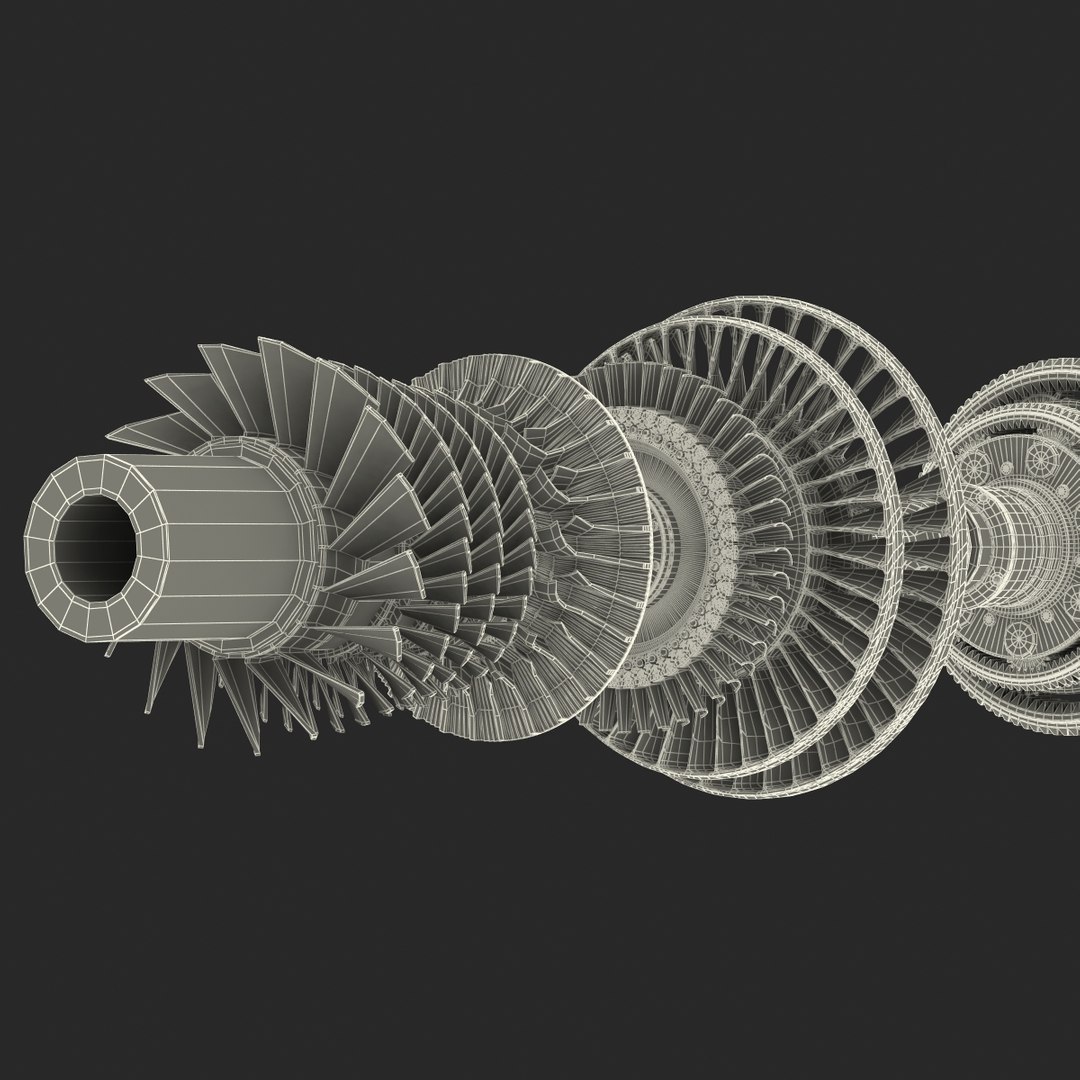 3d model turbine 2