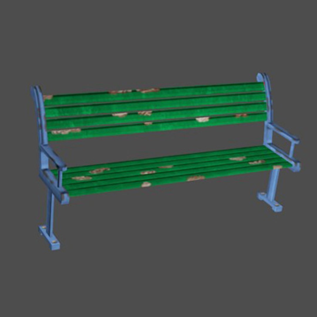 3d Benches Assets Model