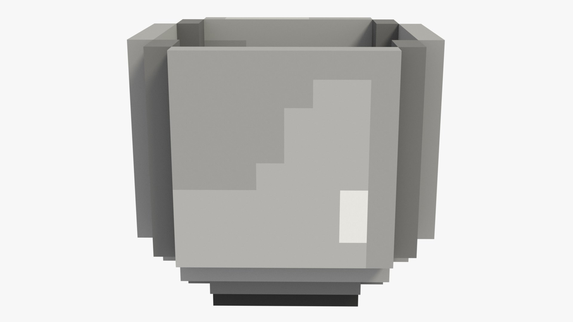 Minecraft Bucket Model - TurboSquid 1923828