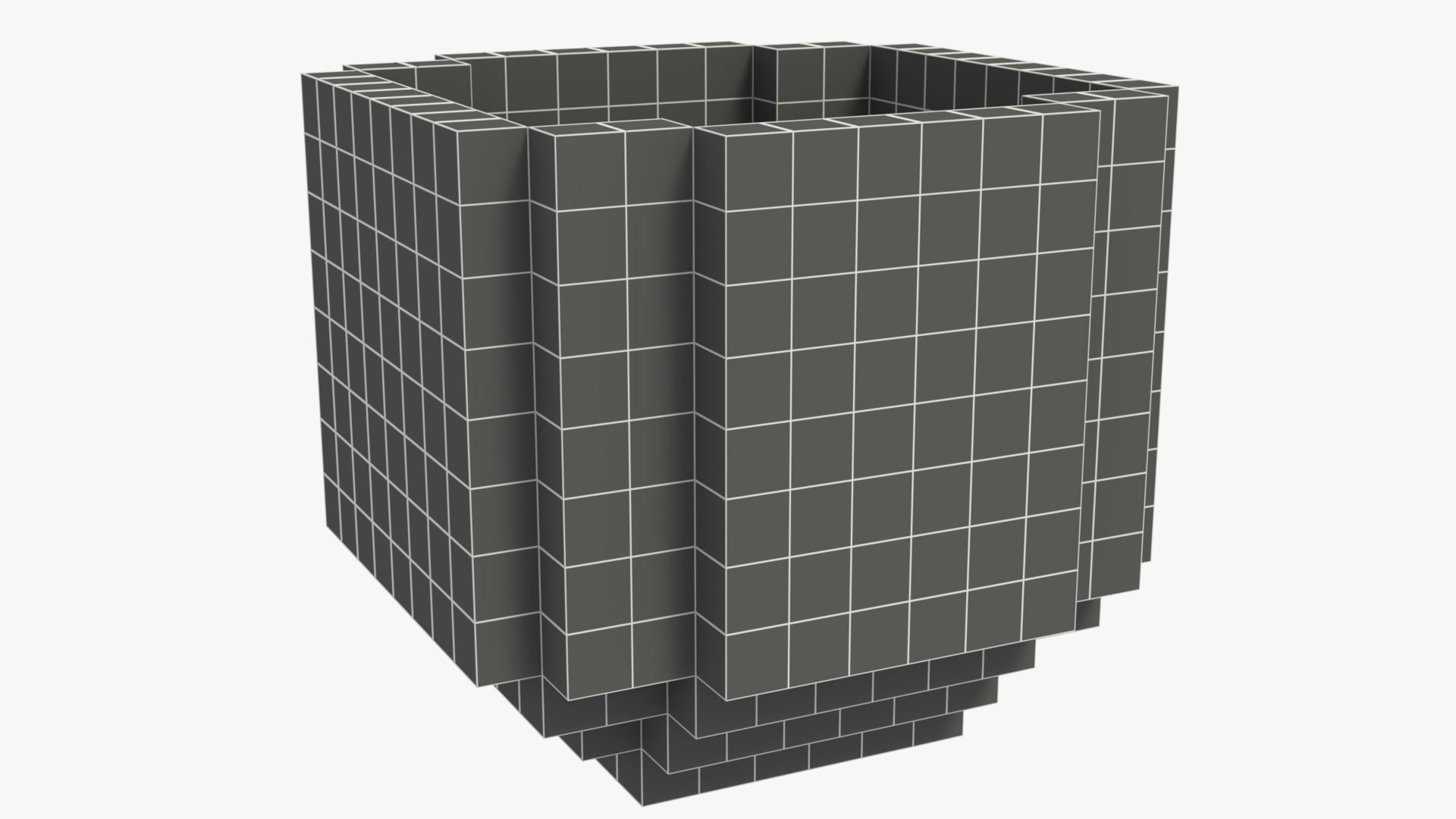 Minecraft Bucket Model - TurboSquid 1923828
