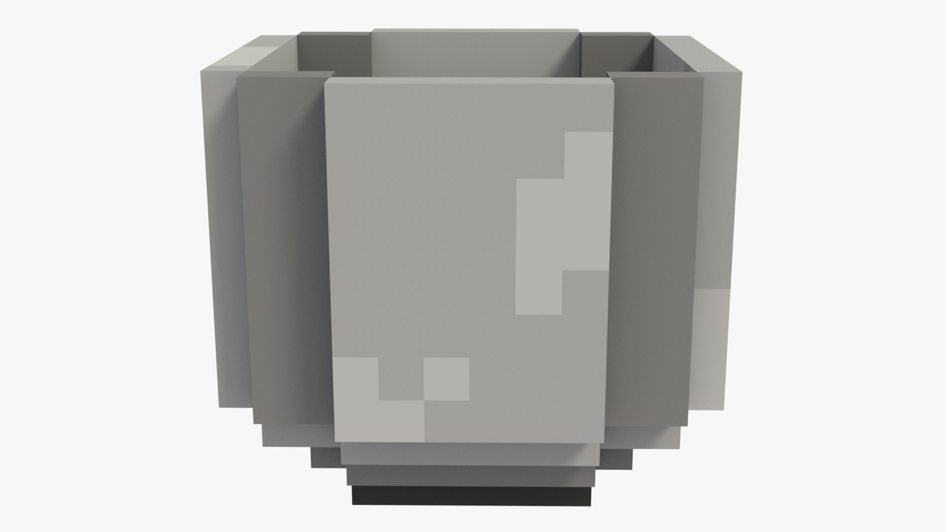 Minecraft Bucket Model - TurboSquid 1923828