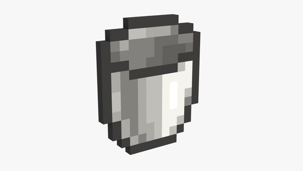 modelo 3d Minecraft Bucket - TurboSquid 1923828