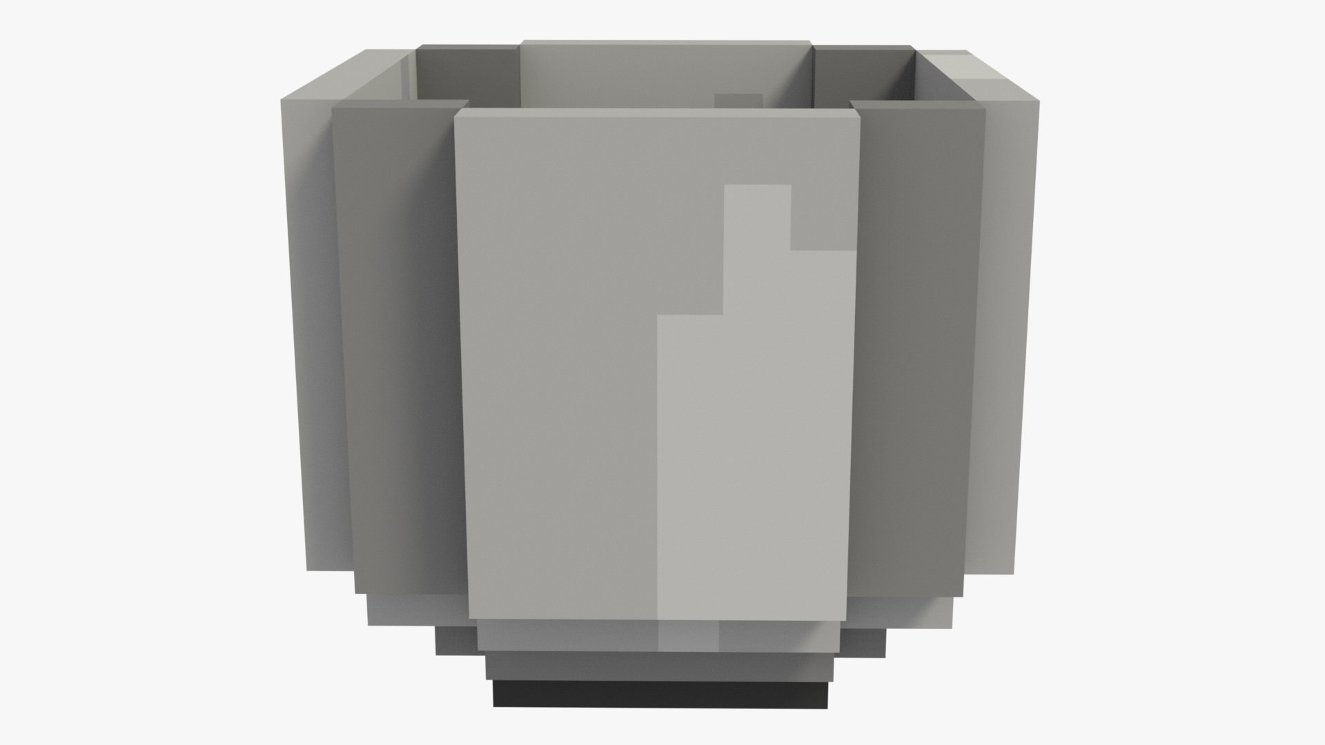 Minecraft Bucket Model - TurboSquid 1923828