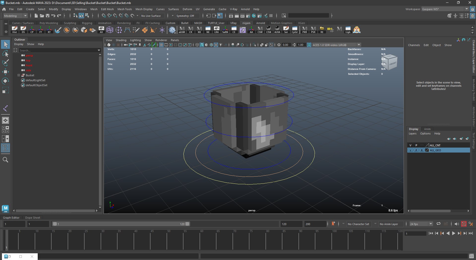 Minecraft Bucket Model - TurboSquid 1923828