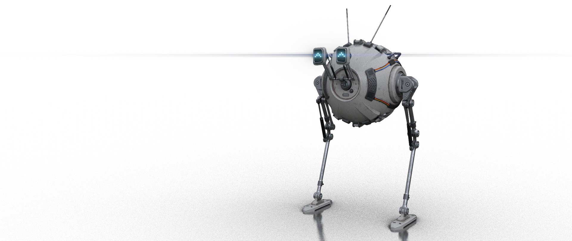 DOBO Drone Character 3D model - TurboSquid 1807303