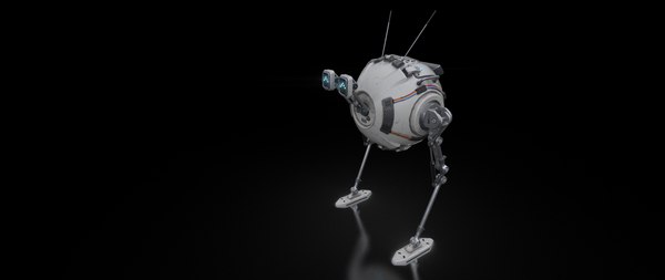 DOBO Drone Character 3D model - TurboSquid 1807303
