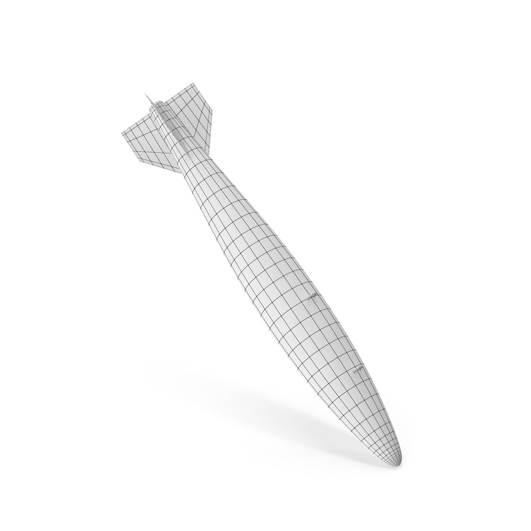 Falling Aircraft Bomb 3D - TurboSquid 2126468