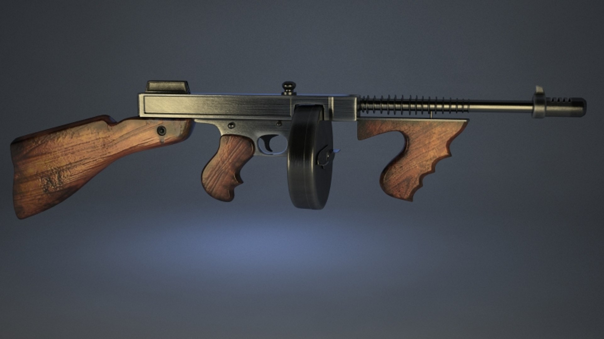 max thompson submachine gun