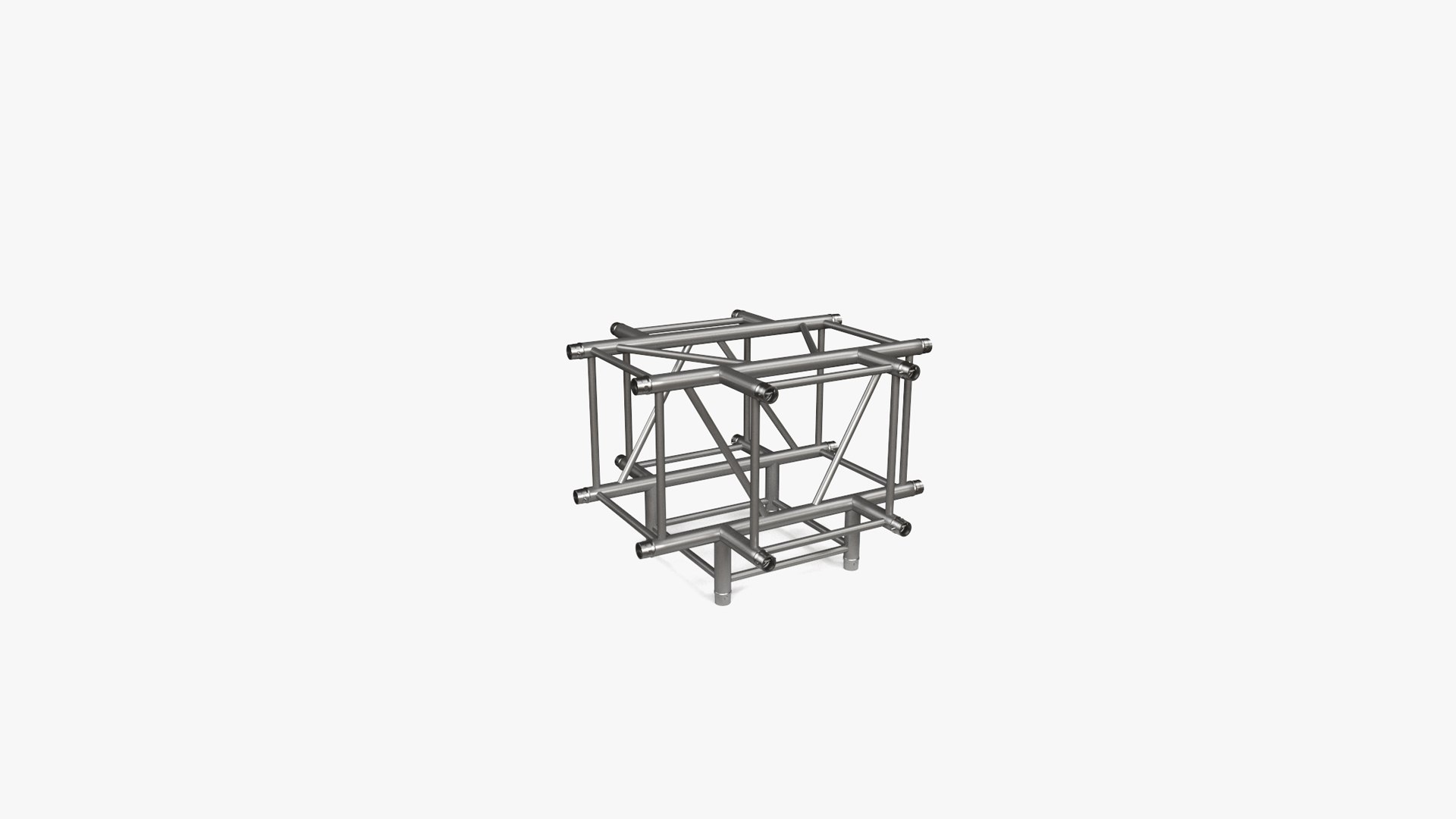 3D Model Square Truss Straight A 52D K6 - TurboSquid 2042856