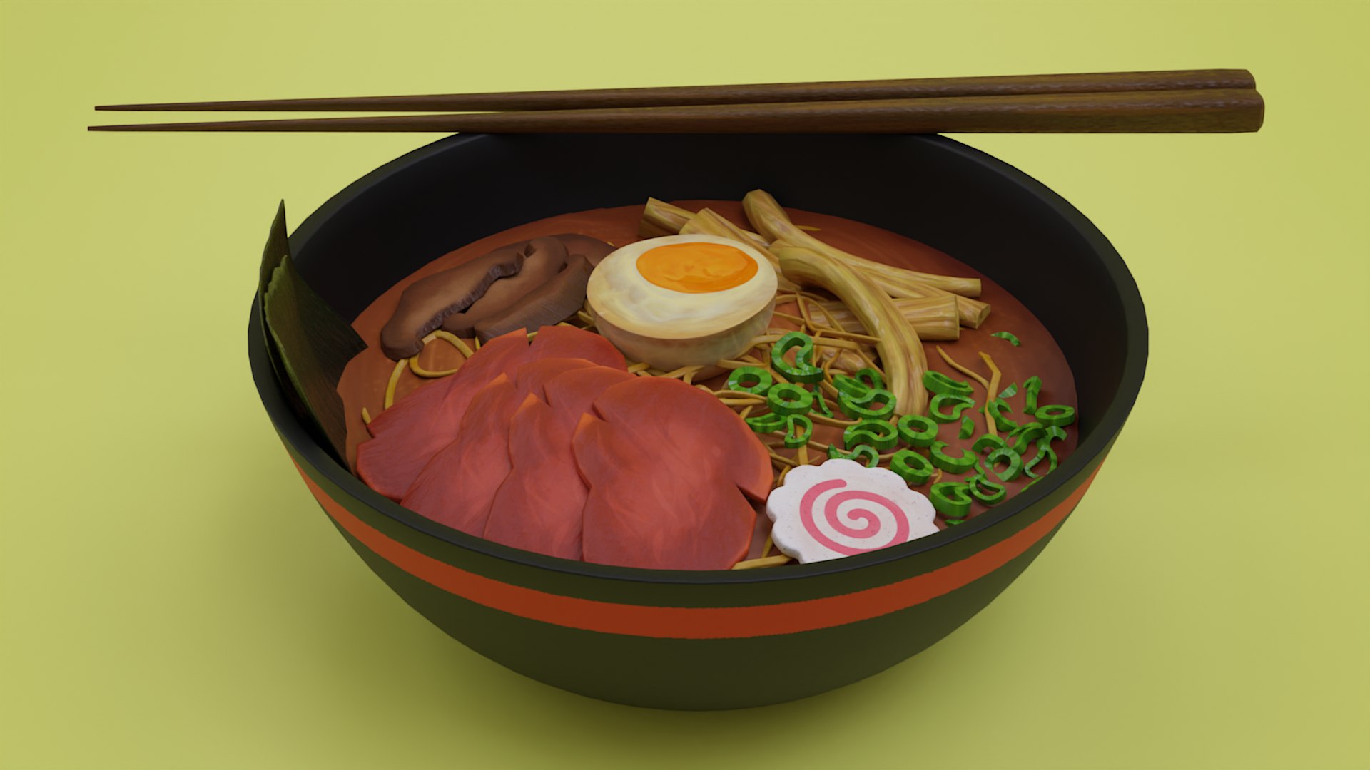 Noodle Ramen Cartoon Style 3D Model - TurboSquid 1664787