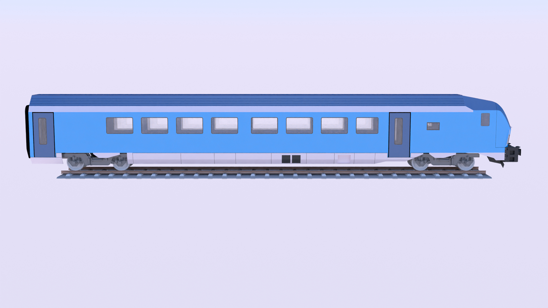 Siemens Locomotive And Driving Coach 3D Model - TurboSquid 2181072