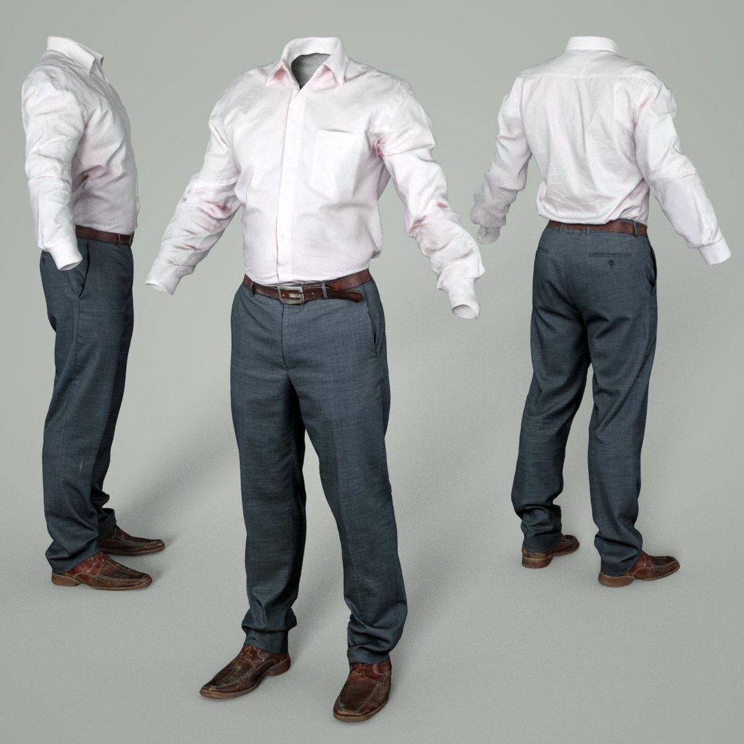 3D Male Clothing Outfit - TurboSquid 1329846