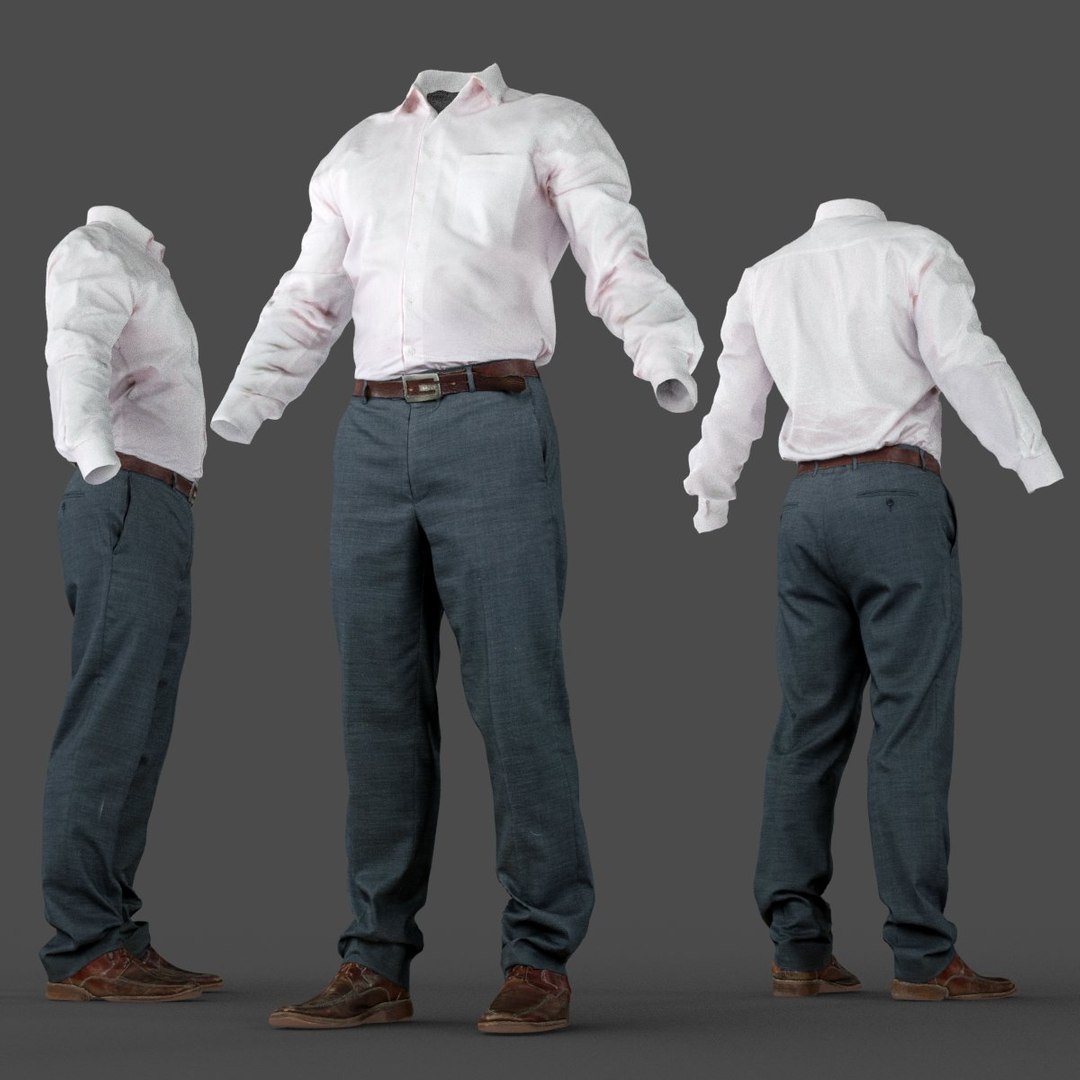 3D Male Clothing Outfit - TurboSquid 1329846