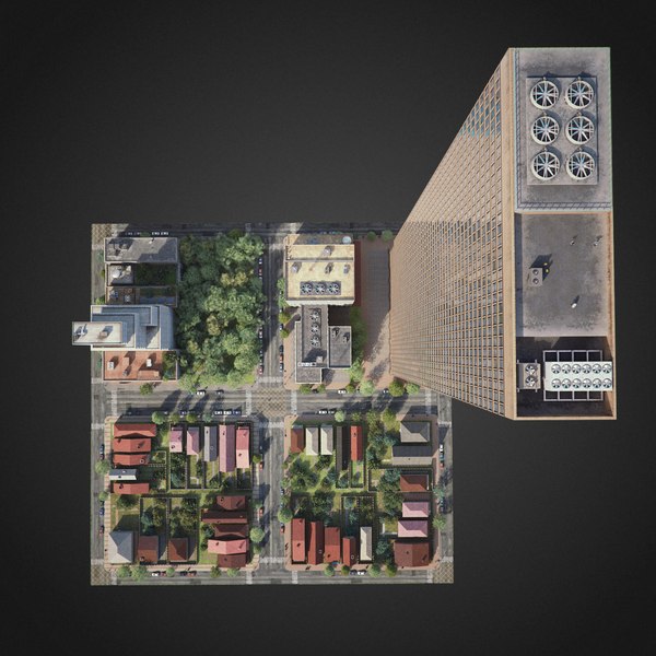 3D model city exterior streets - TurboSquid 1521043