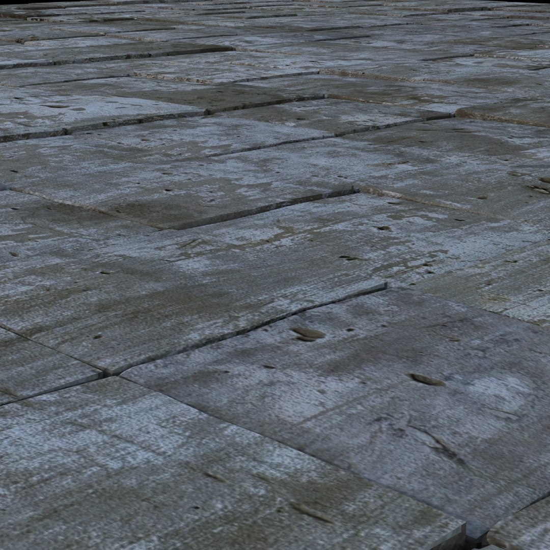 stone pavement 3d max