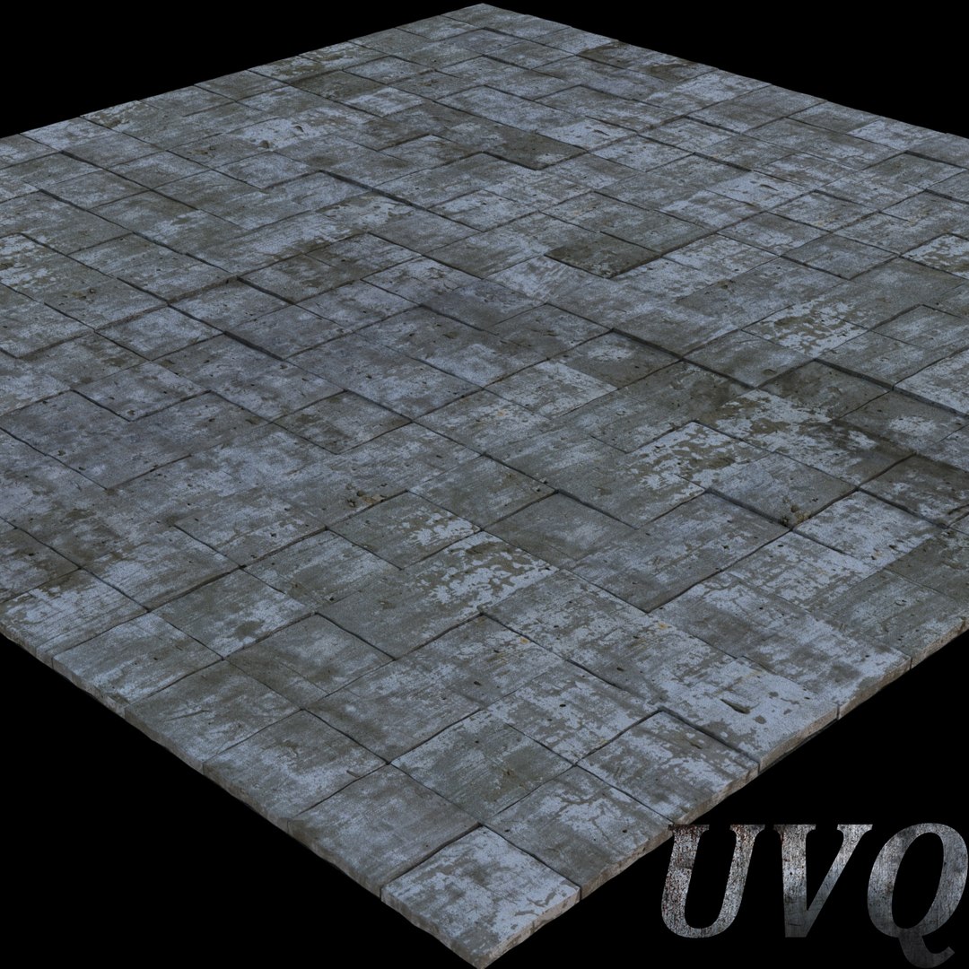 stone pavement 3d max