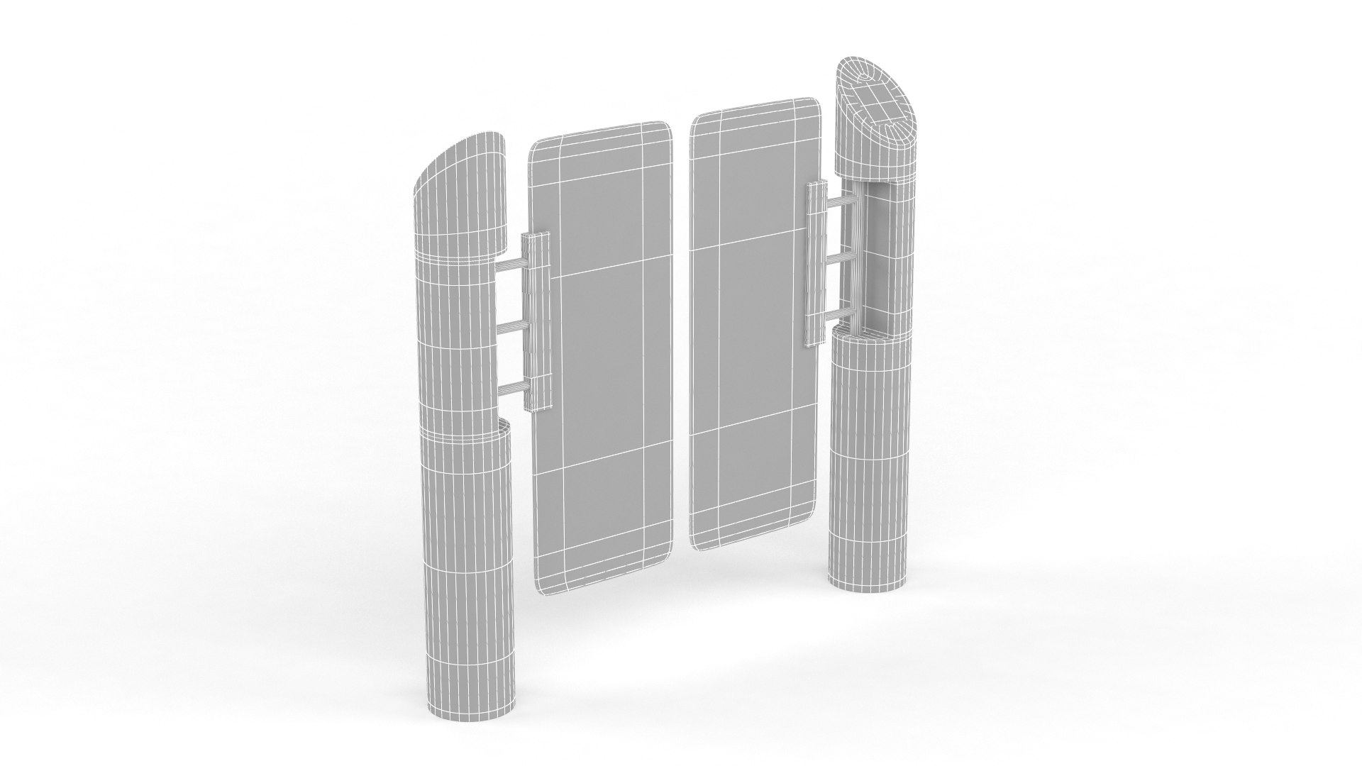 3D Turnstile Gate Model - TurboSquid 2263244